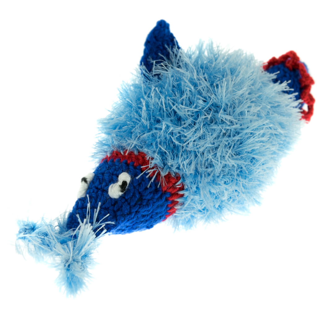 Fish – Handmade Squeaky Dog Toy – Oomaloo Handmade Dog Toys