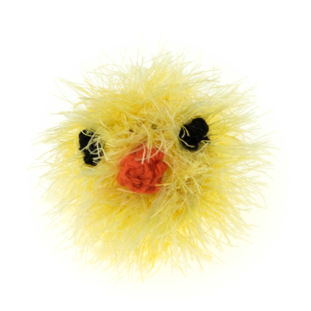Ball Head – Chick – Handmade Squeaky Dog Toy – Oomaloo Handmade Dog Toys