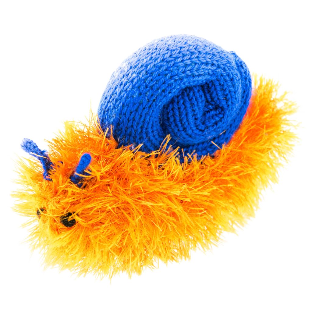 Snail – Handmade Squeaky Dog Toy – Oomaloo Handmade Dog Toys